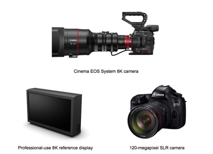 More Innovation by Canon: 8K video camera and EOS DSLR with 120MP ...