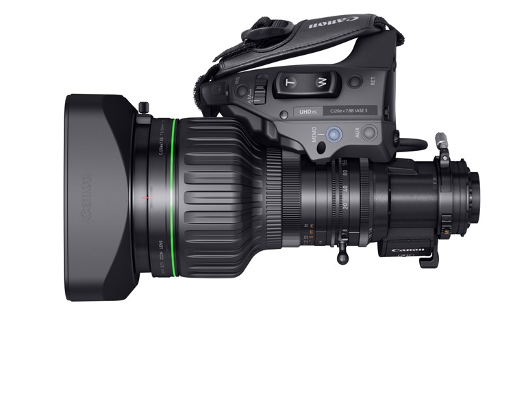 Canon unveils the CJ20ex7.8B, 2/3” portable zoom lens for 4K broadcast ...