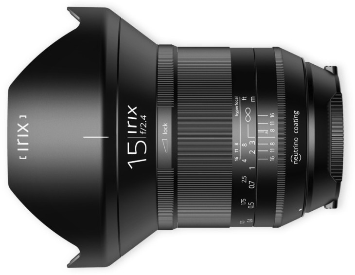 Irix 15mm f/2.4 ultra-wide angle rectilinear lens lens announced